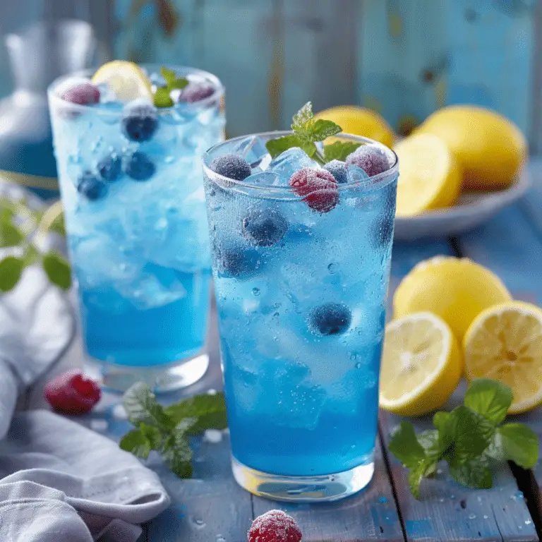 Blue Raspberry Lemonade | TheFamilyCooking