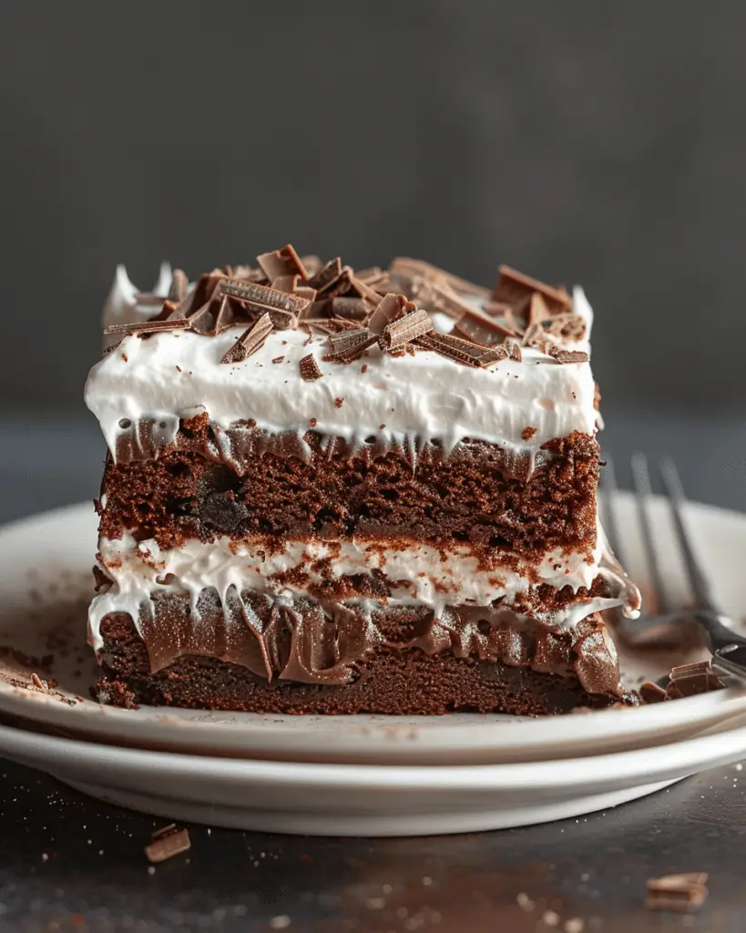 Brownie Refrigerator Cake | TheFamilyCooking