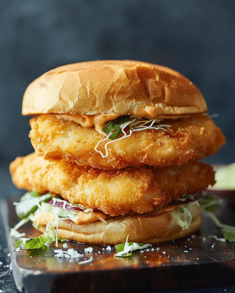 Crispy Fried Cod Fish Sandwich | TheFamilyCooking