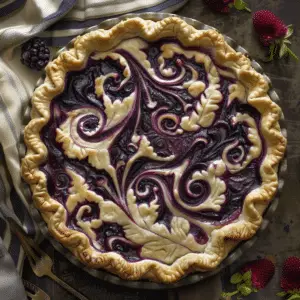 Easter Swirl Pie | TheFamilyCooking