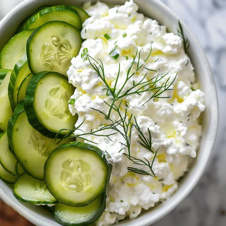Healthy Dill Pickle Cottage Cheese Ranch | TheFamilyCooking