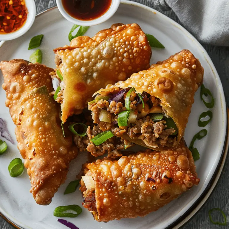 Inside Out Egg Roll Recipe | TheFamilyCooking