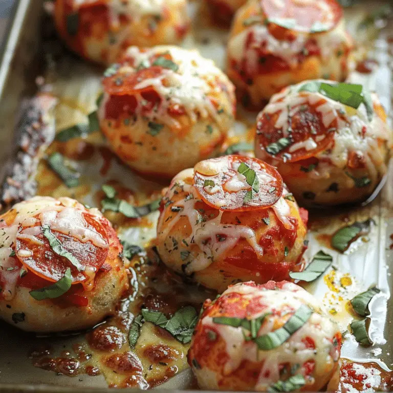 Pepperoni Pizza Bombs | TheFamilyCooking