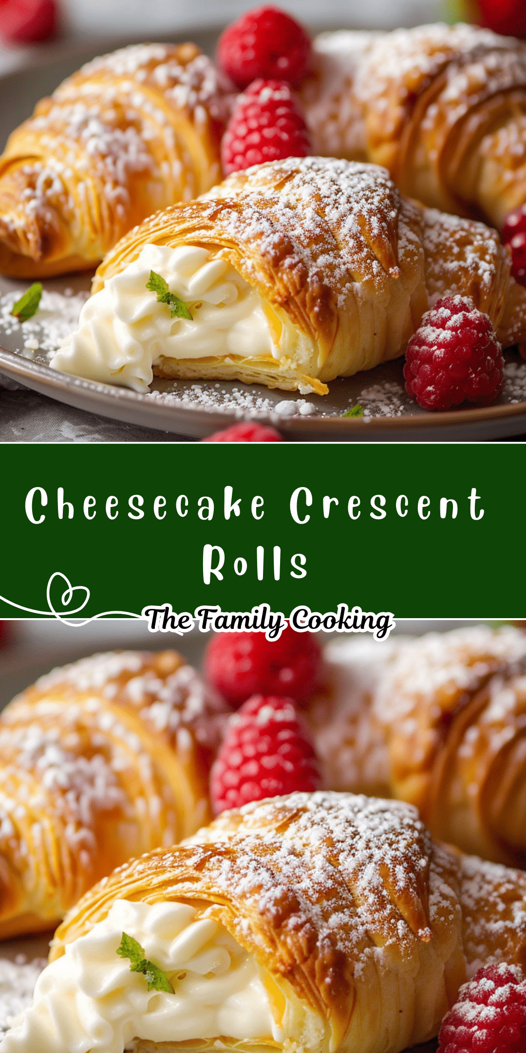 Cheesecake Crescent Rolls | TheFamilyCooking