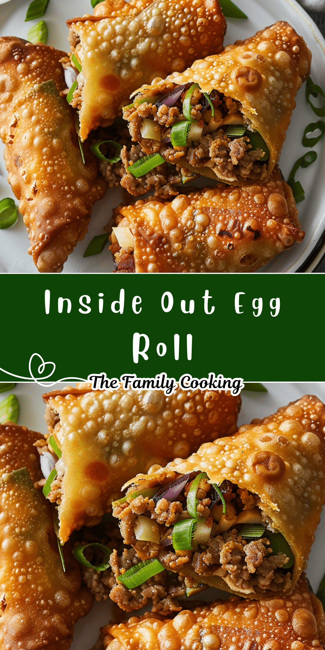 Inside Out Egg Roll Recipe | TheFamilyCooking