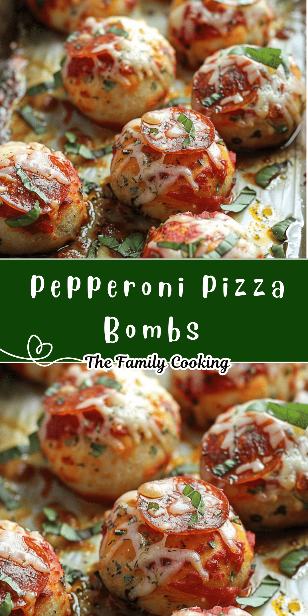 Pepperoni Pizza Bombs | TheFamilyCooking