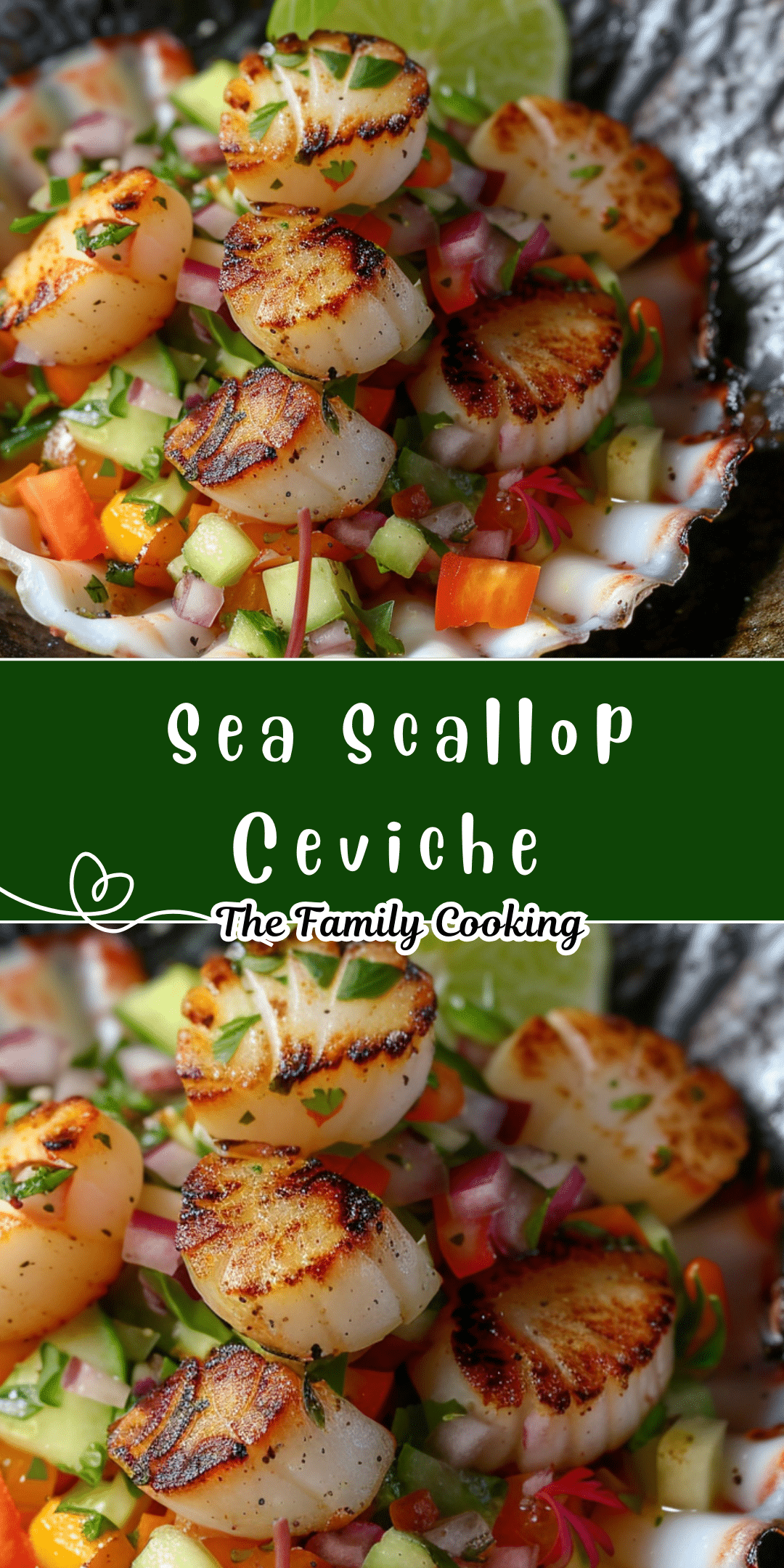 Sea Scallop Ceviche | TheFamilyCooking