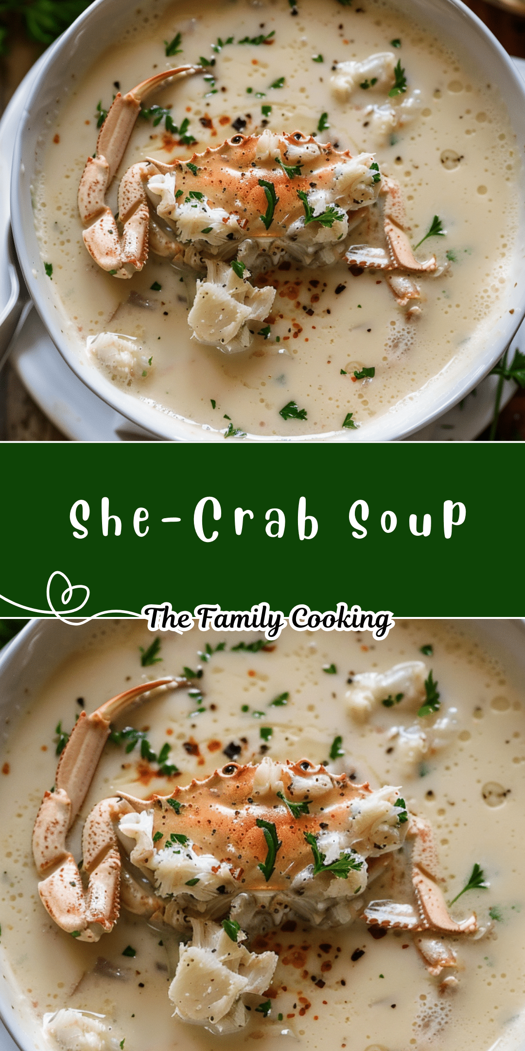 Classic She-Crab Soup | TheFamilyCooking