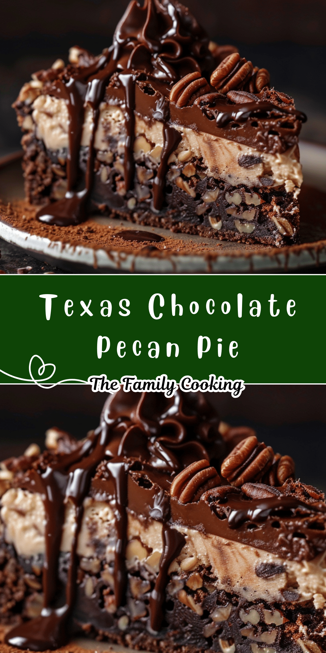 Texas Chocolate Pecan Pie | TheFamilyCooking