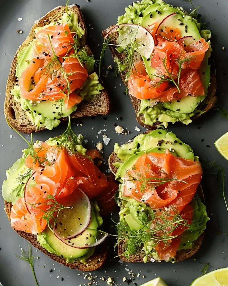 Smoked Salmon Avocado Toast | TheFamilyCooking