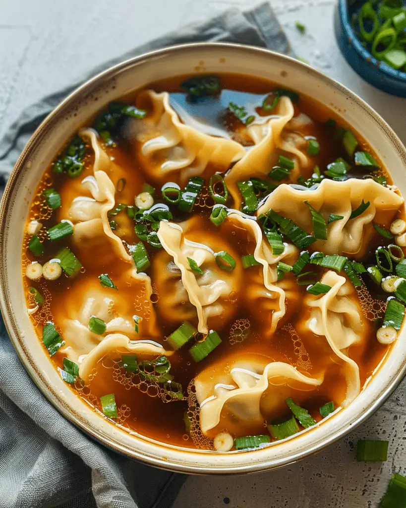 Potsticker Soup | TheFamilyCooking