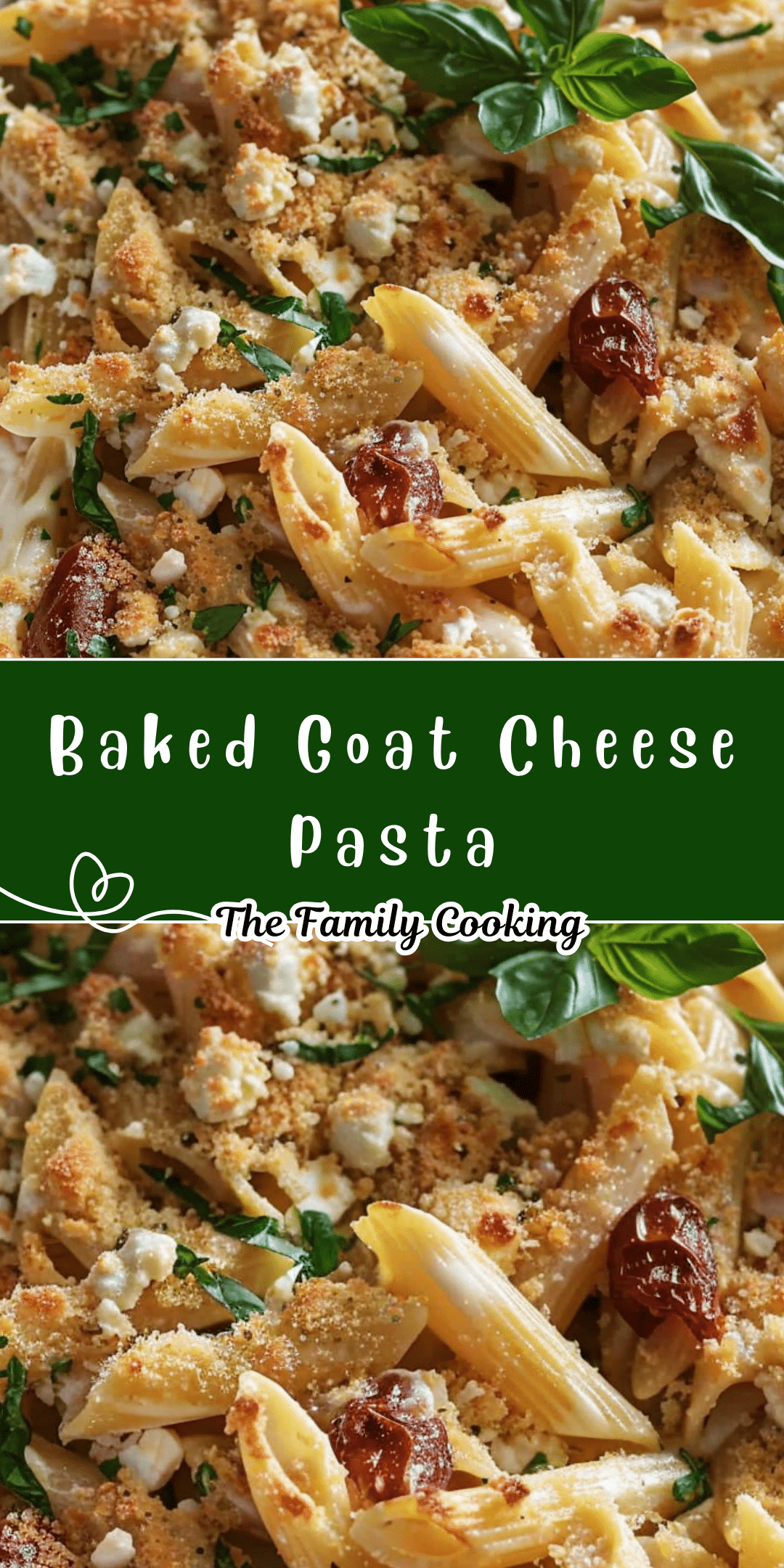 Baked Goat Cheese Pasta | TheFamilyCooking