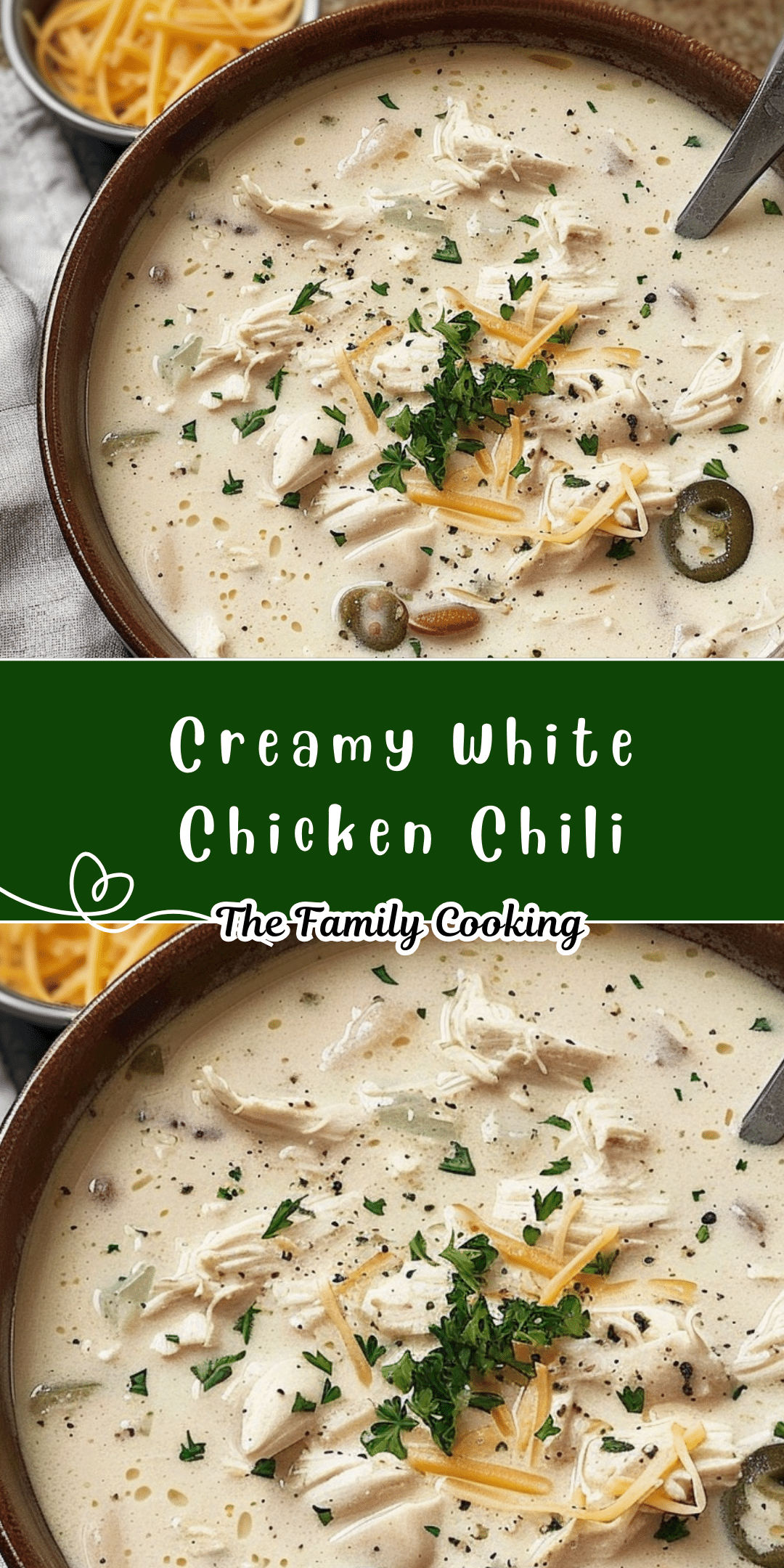 Creamy White Chicken Chili | TheFamilyCooking