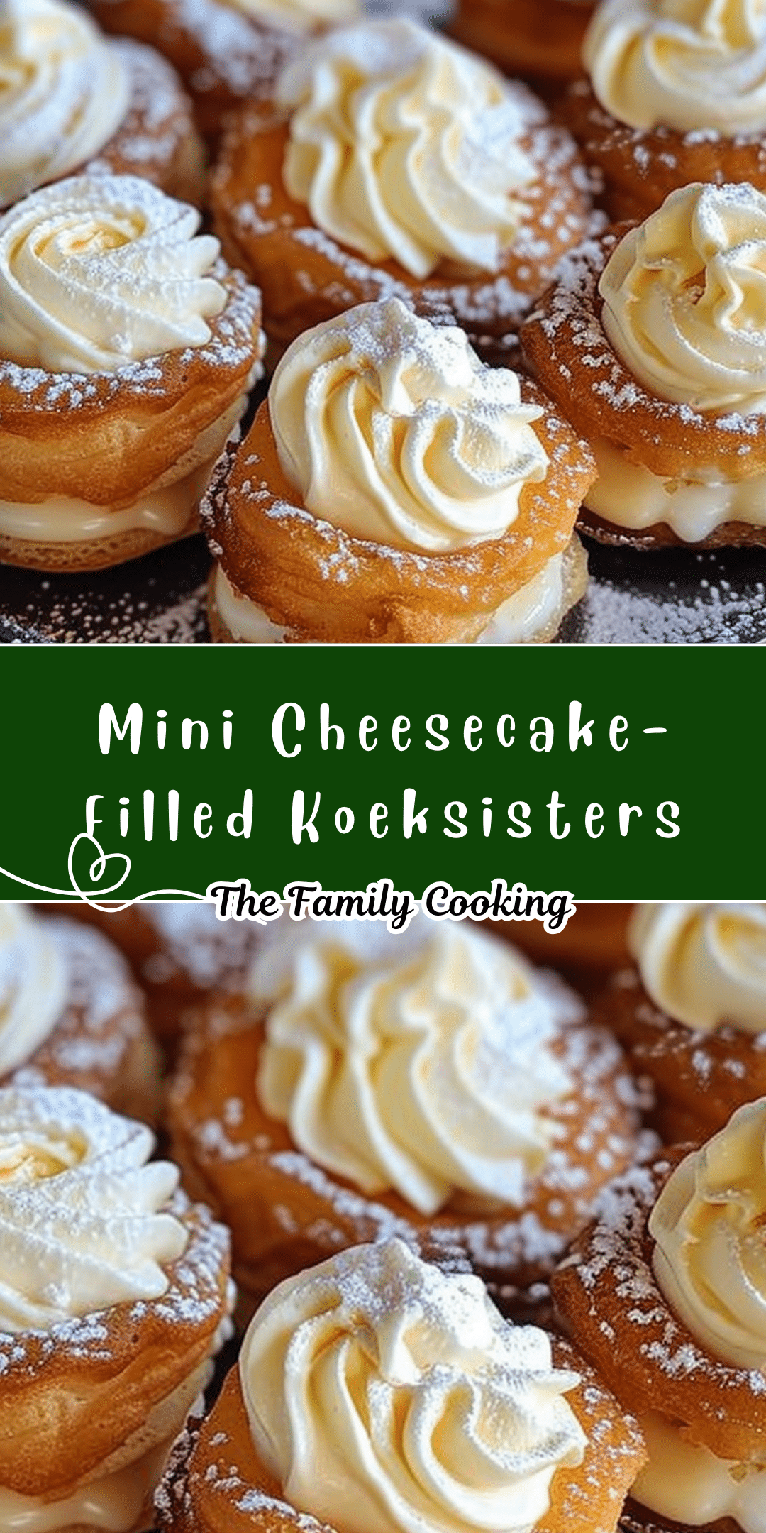 Mini Cheesecake-Filled Koeksisters | TheFamilyCooking