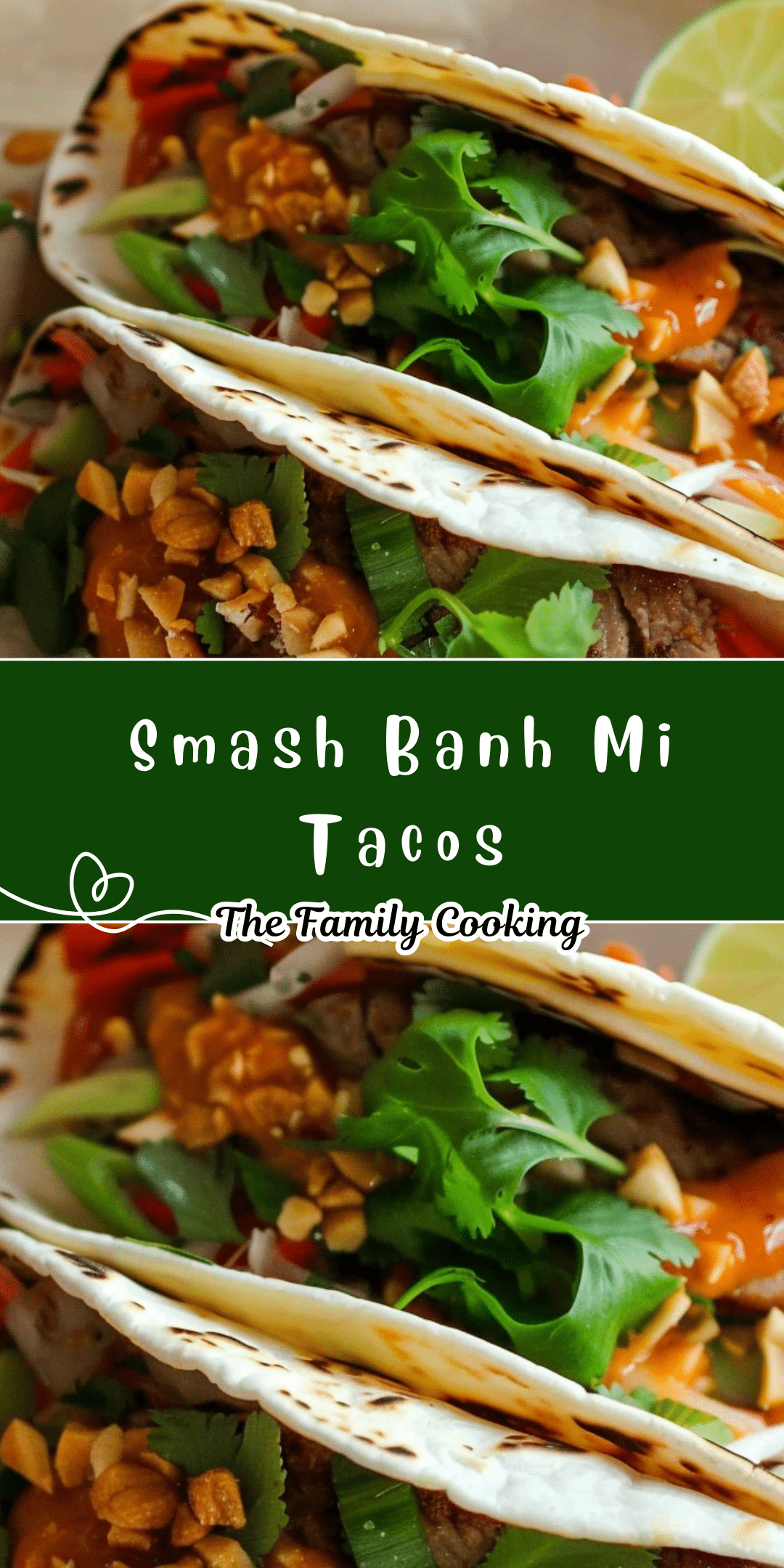 Smash Banh Mi Tacos | TheFamilyCooking