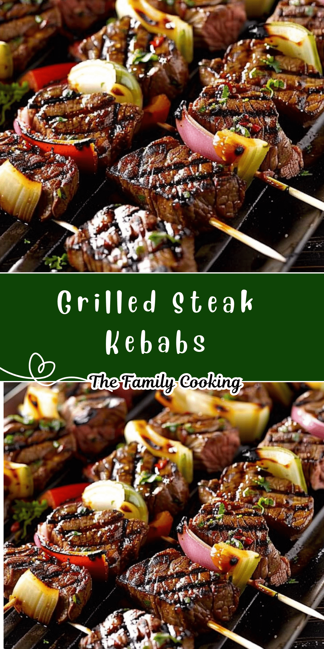 Grilled Steak Kebabs | TheFamilyCooking