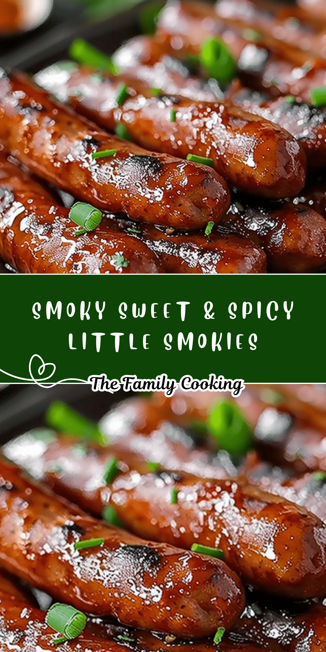 Smoky Sweet & Spicy Little Smokies | TheFamilyCooking
