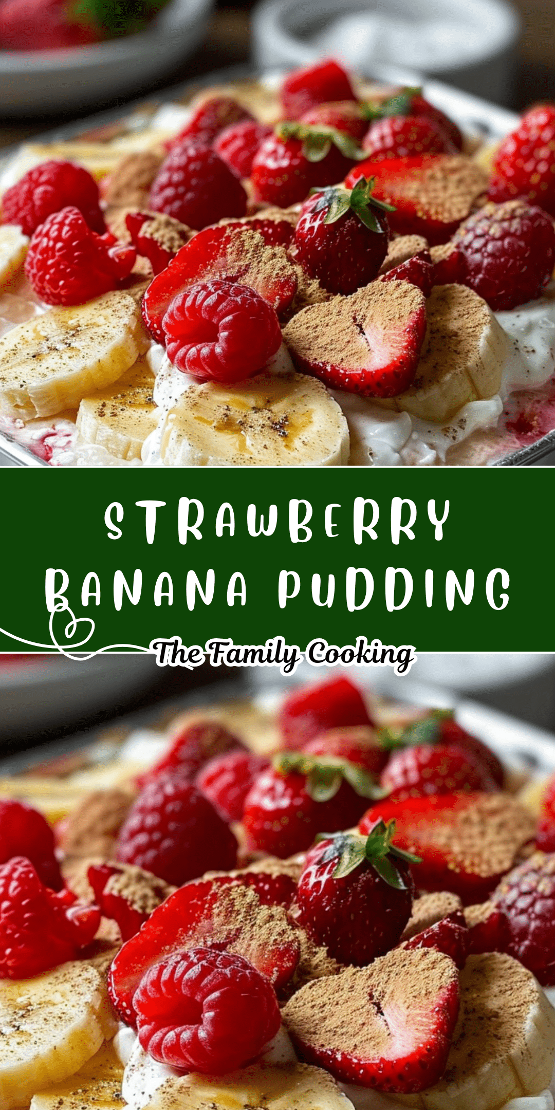 Strawberry Banana Pudding | TheFamilyCooking