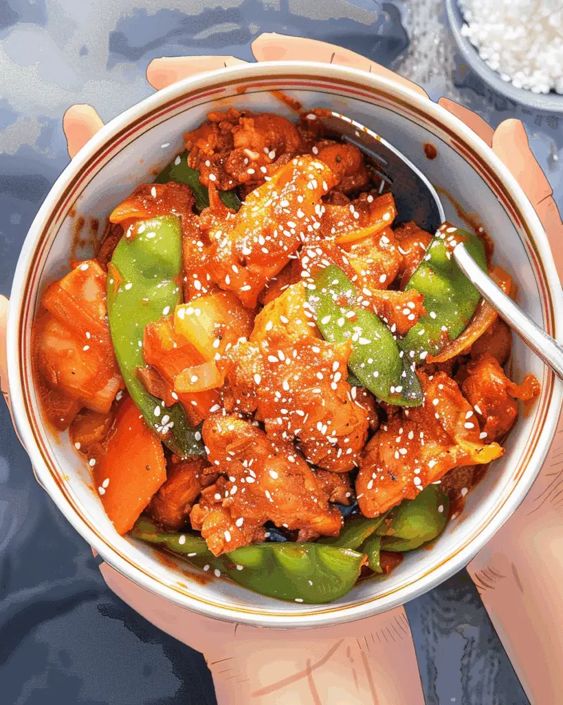 Chili Chicken Stir Fry | TheFamilyCooking