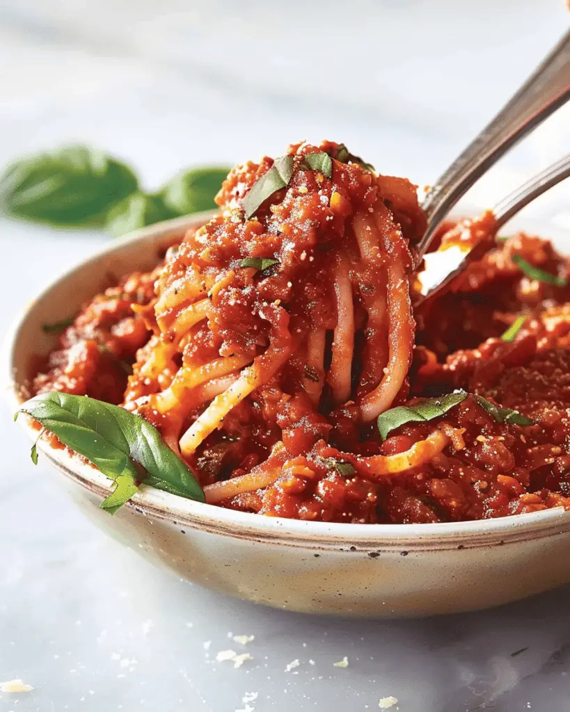 Spaghetti Marinara | TheFamilyCooking