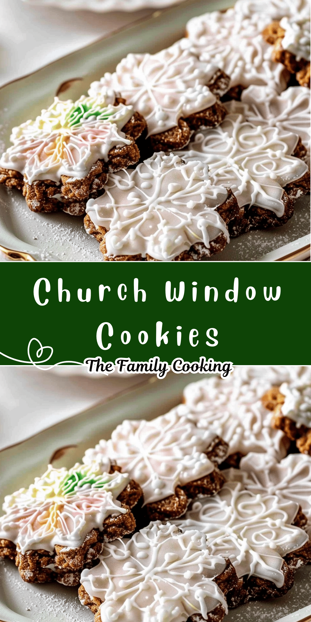 Church Window Cookies | TheFamilyCooking