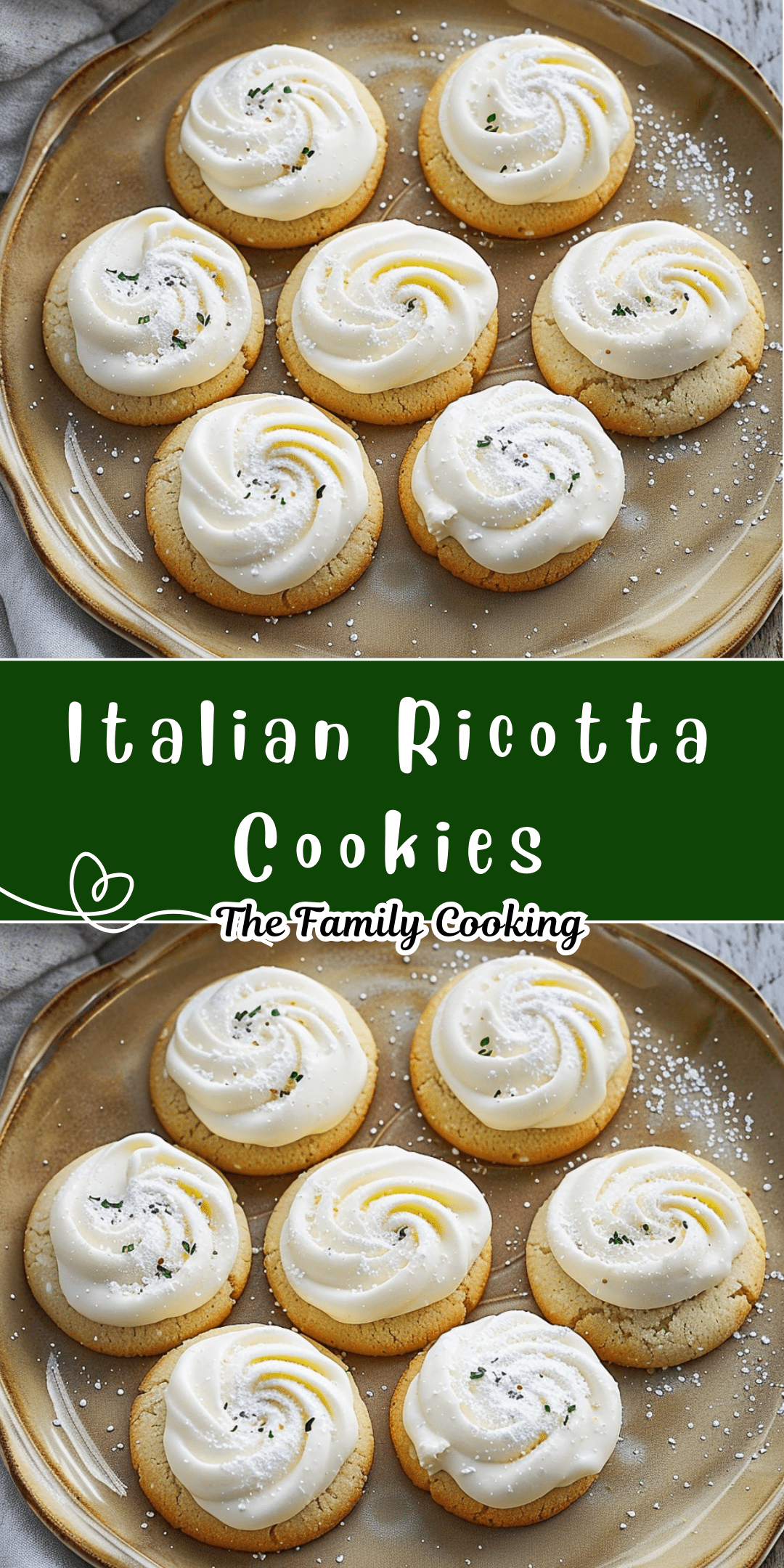 Italian Ricotta Cookies | TheFamilyCooking