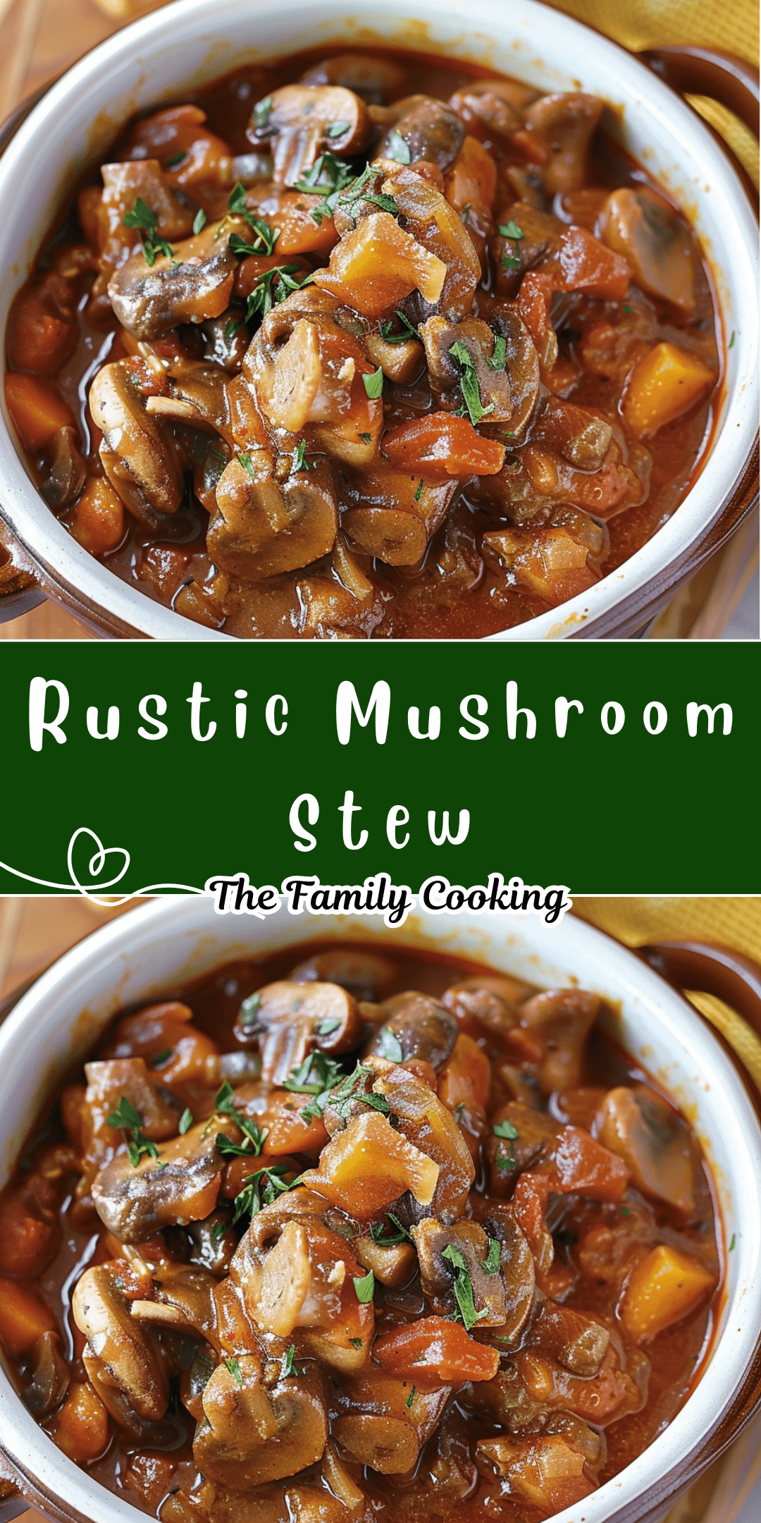 Rustic Mushroom Stew | TheFamilyCooking