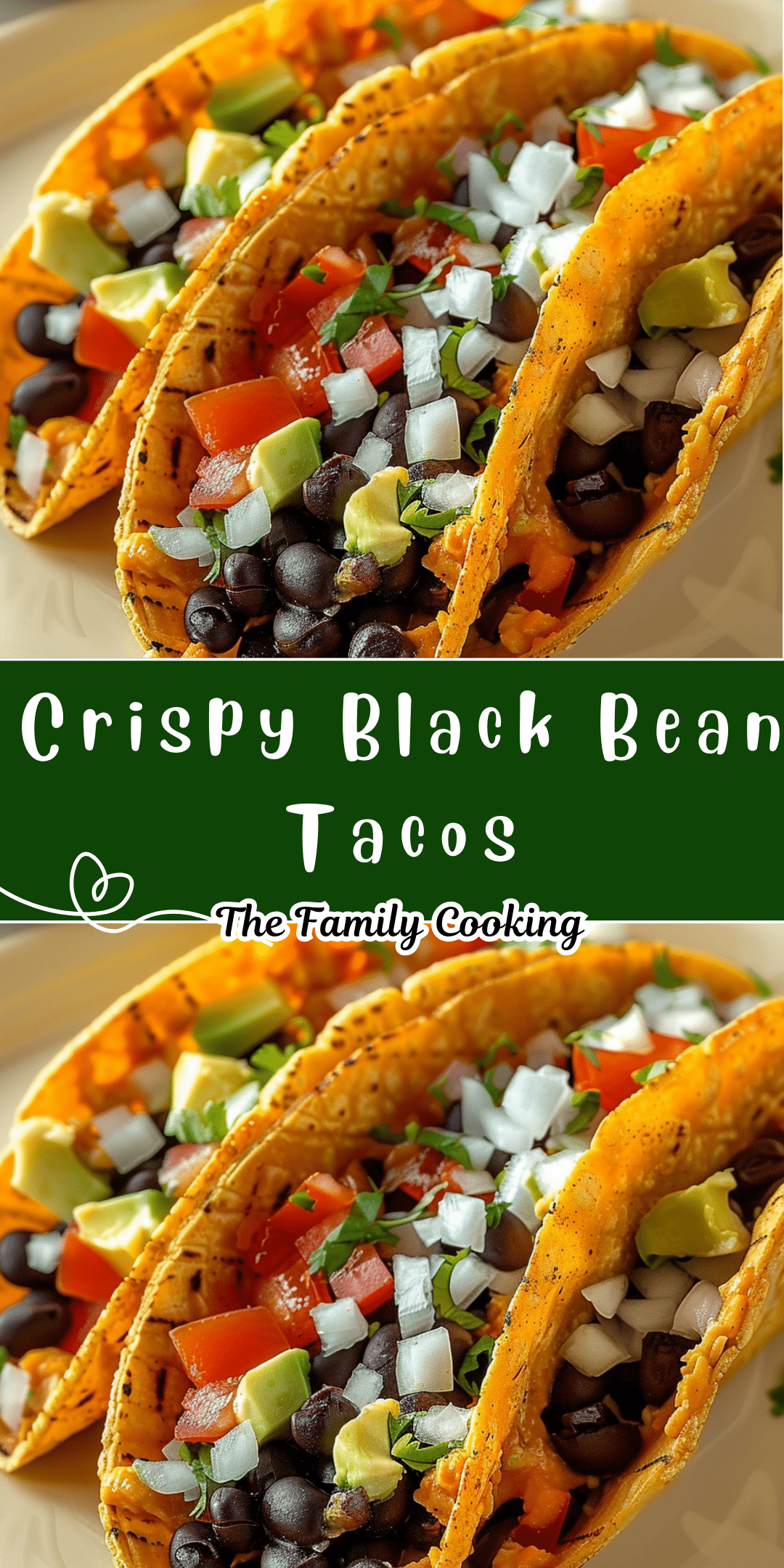 Crispy Black Bean Tacos | TheFamilyCooking