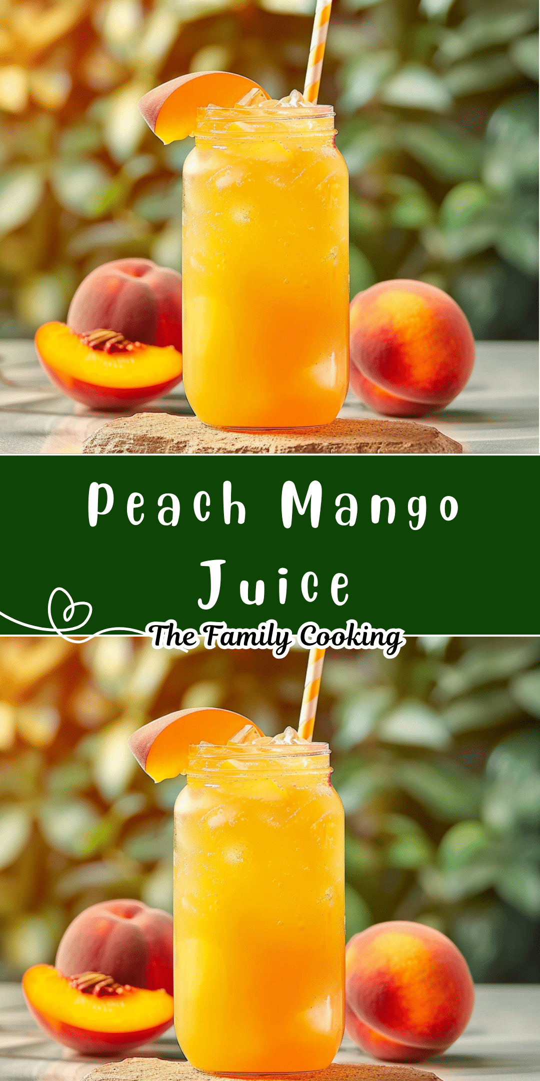 Peach Mango Juice | TheFamilyCooking