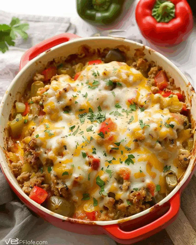 Stuffed Pepper Casserole | TheFamilyCooking