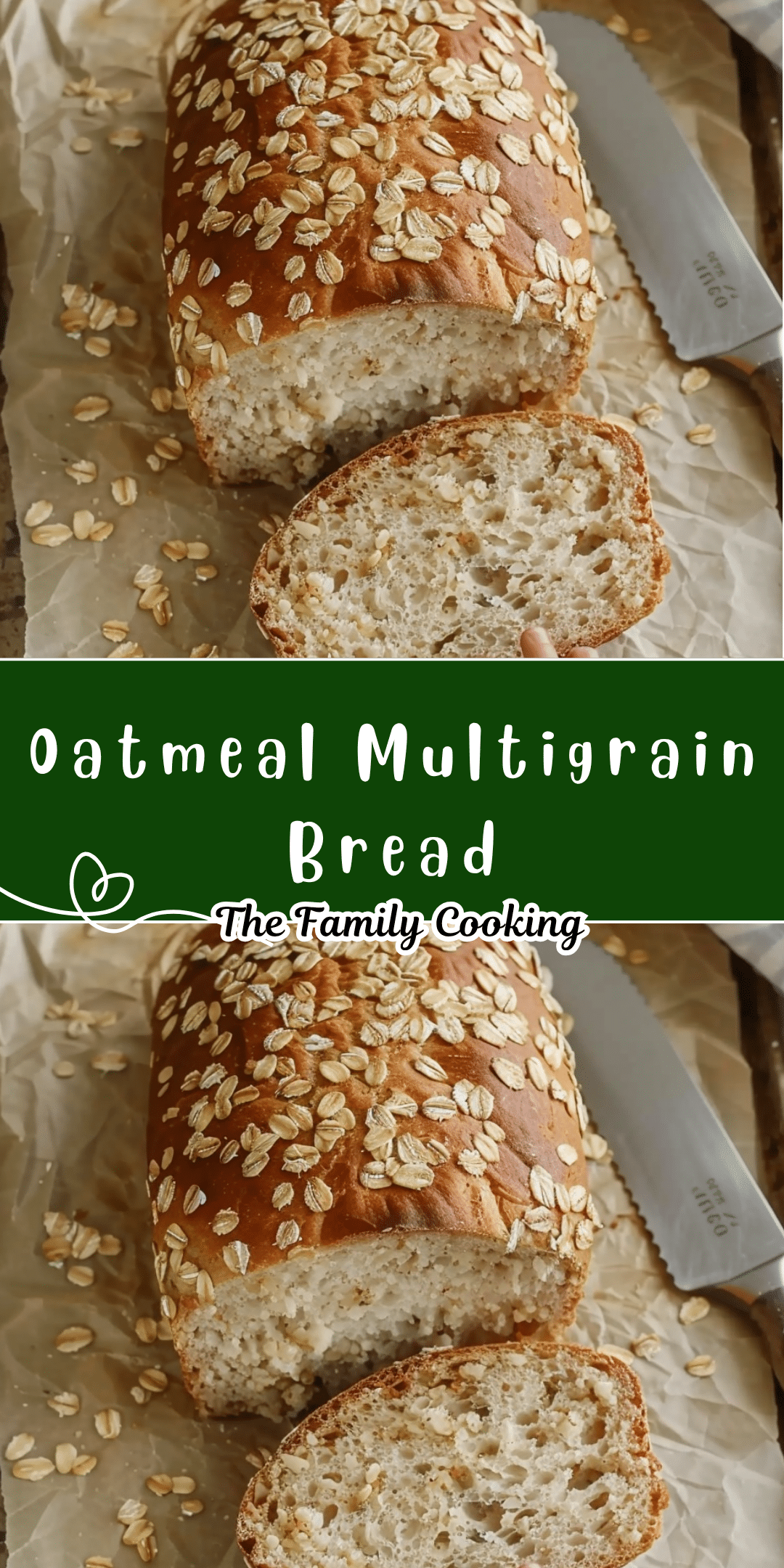 Oatmeal Multigrain Bread | TheFamilyCooking