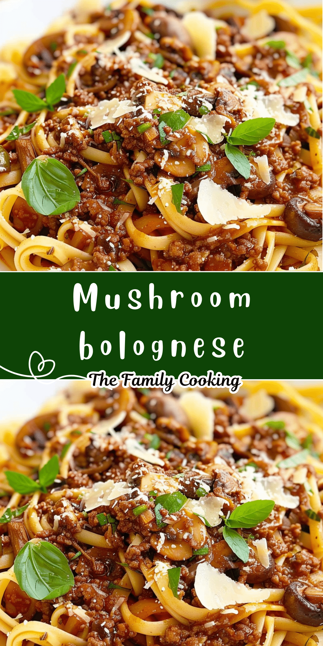 Mushroom Bolognese | TheFamilyCooking