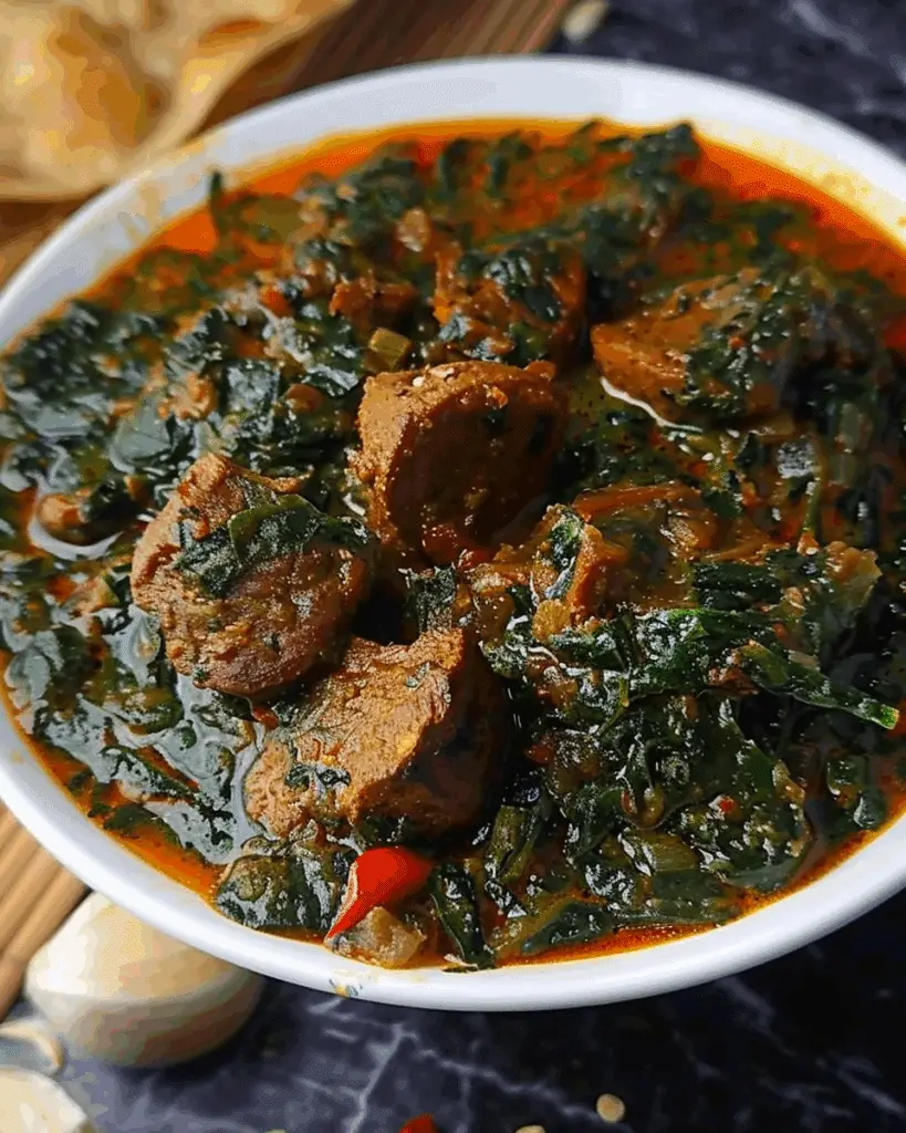 Nigerian Spinach Stew | TheFamilyCooking