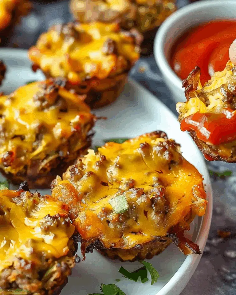 Healthy Cheeseburger Bites | TheFamilyCooking