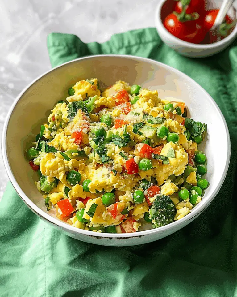 Veggie Egg Scramble | TheFamilyCooking