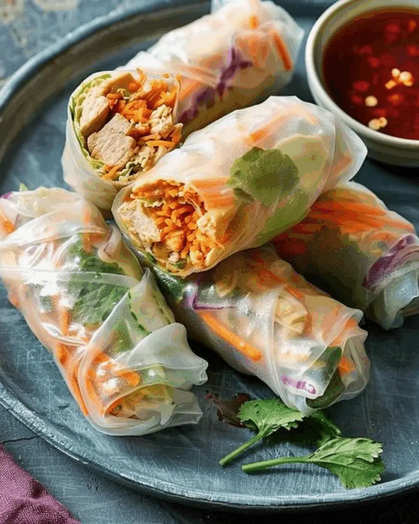 Chicken Spring Rolls | TheFamilyCooking