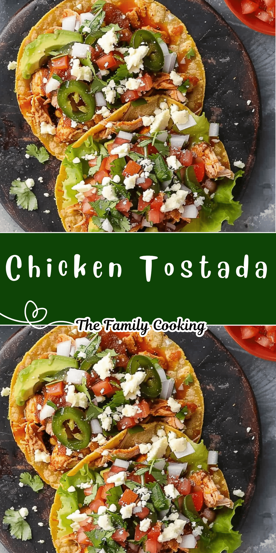 Chicken Tostada | TheFamilyCooking