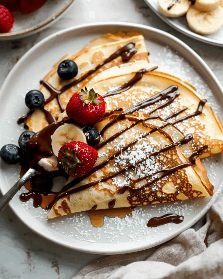 Nutella Crepes | TheFamilyCooking
