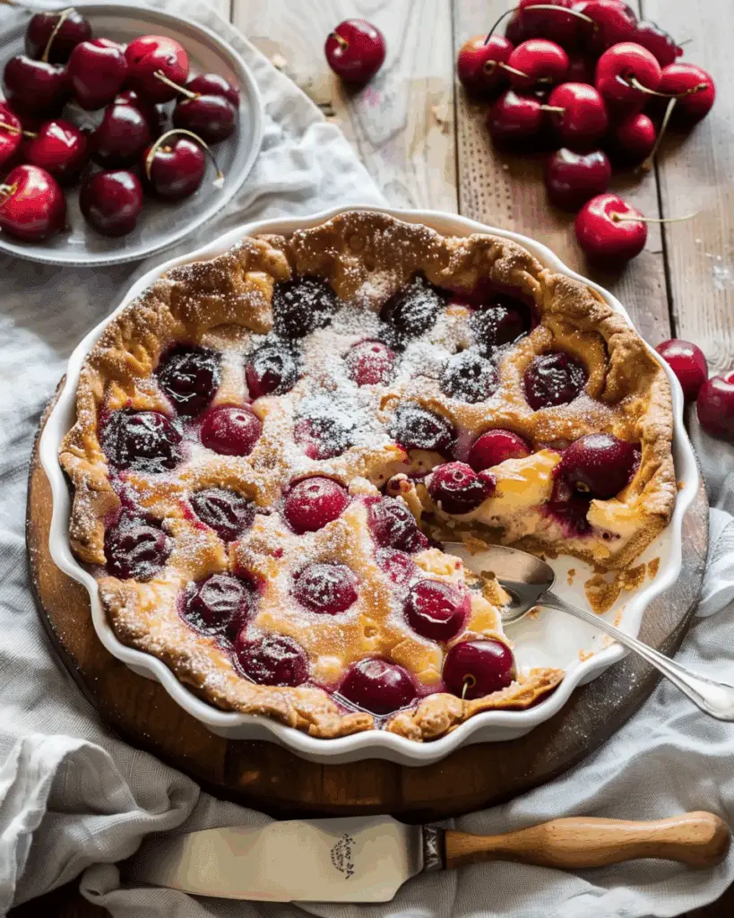 Classic French Cherry Clafoutis | TheFamilyCooking