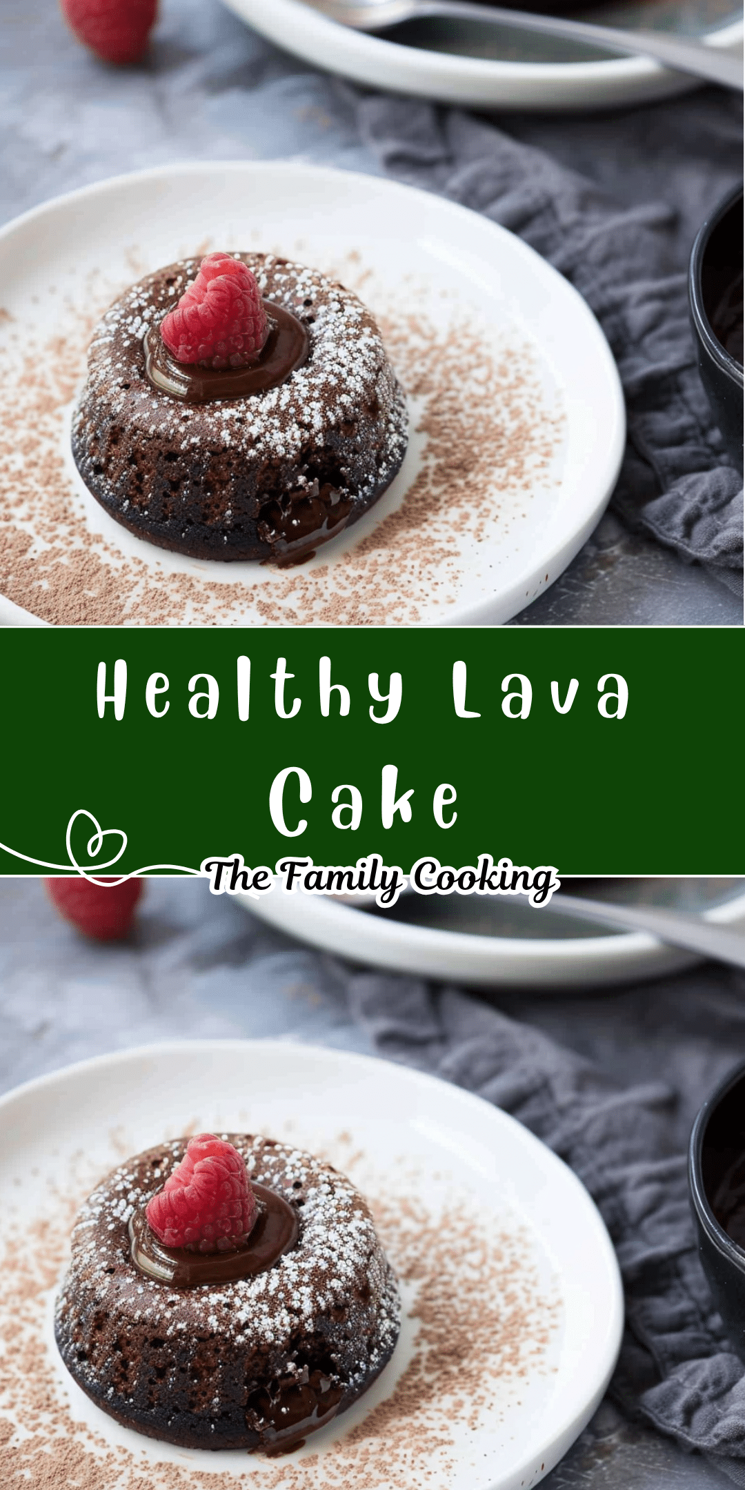 Healthy Lava Cake | TheFamilyCooking