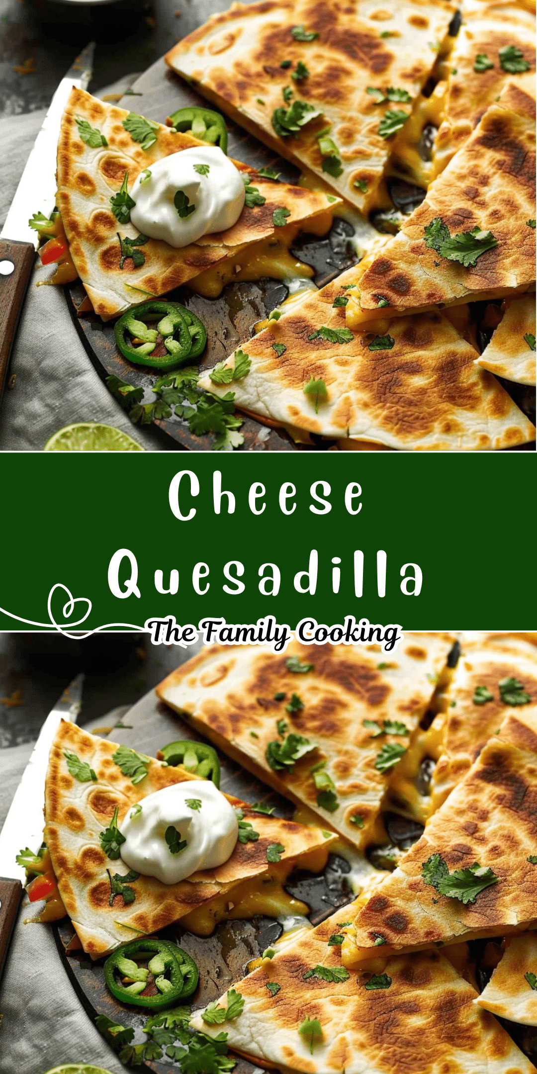 Cheese Quesadilla | TheFamilyCooking