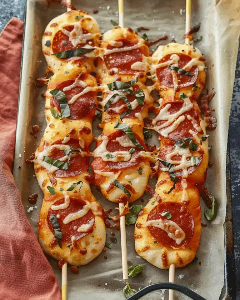 Pizza on a Stick | TheFamilyCooking