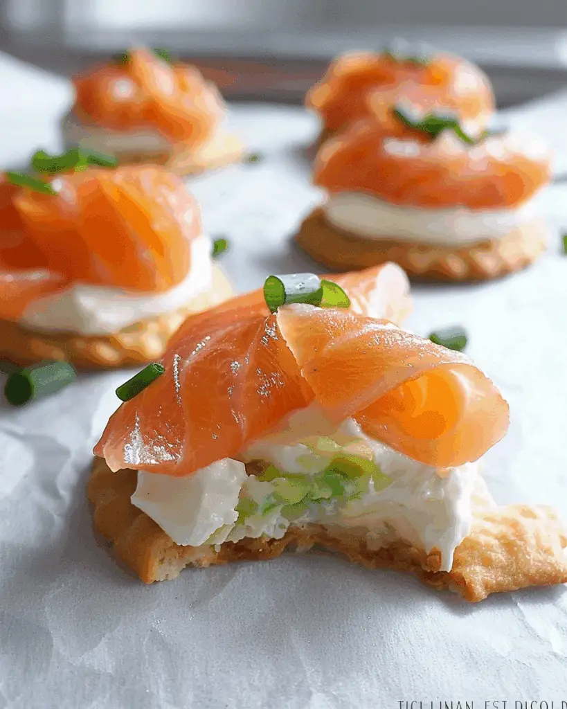 Smoked Salmon Bites | TheFamilyCooking