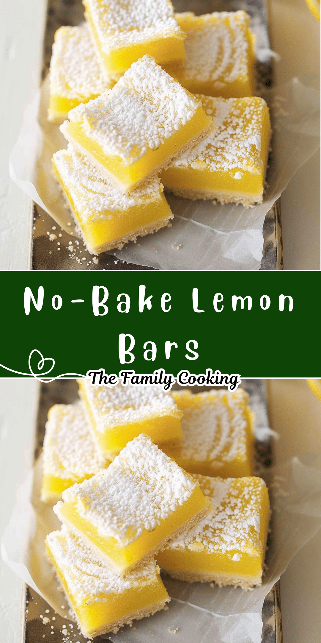 No-Bake Lemon Bars | TheFamilyCooking