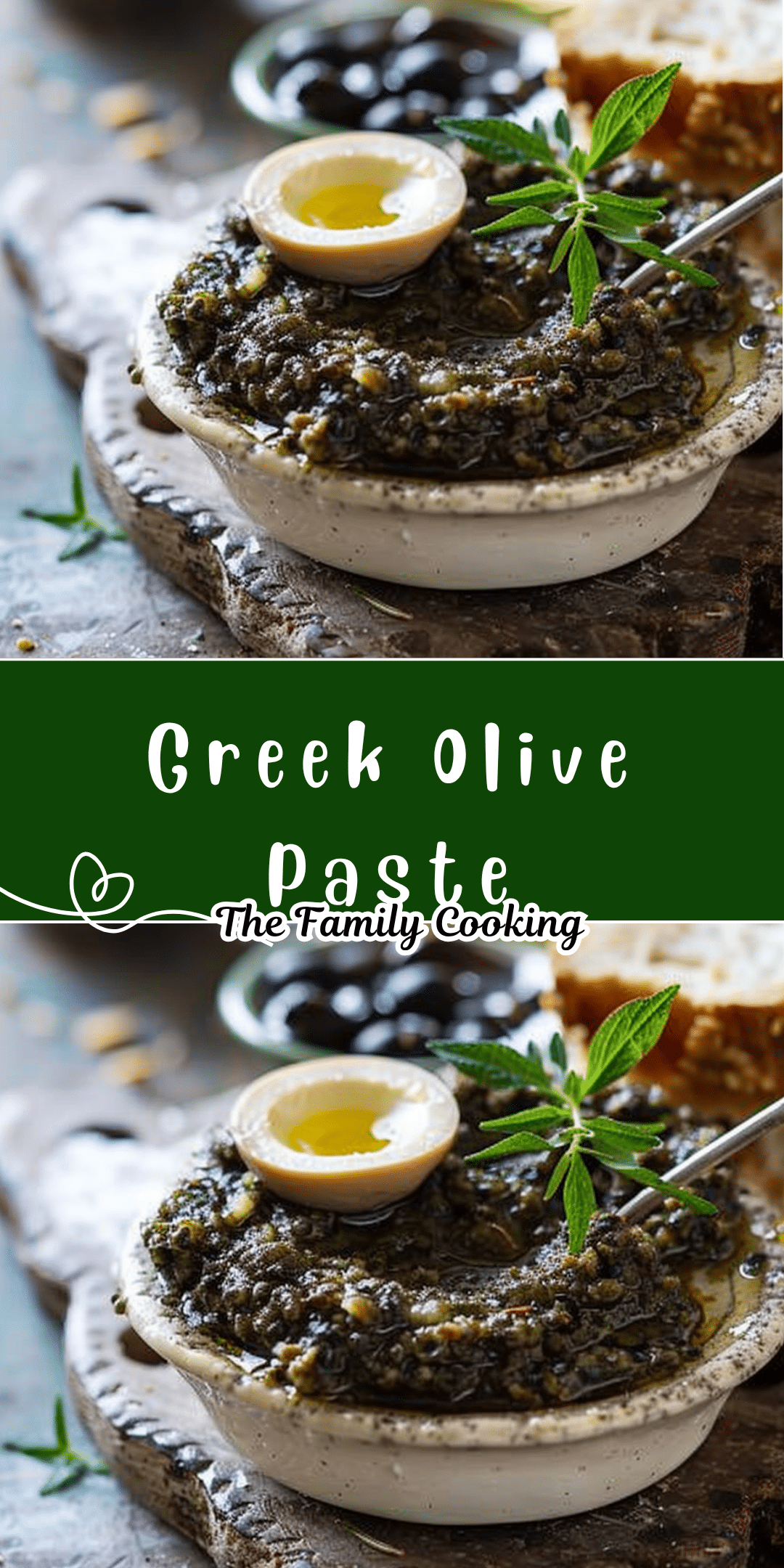 Greek Olive Paste: A Mediterranean Spread | TheFamilyCooking