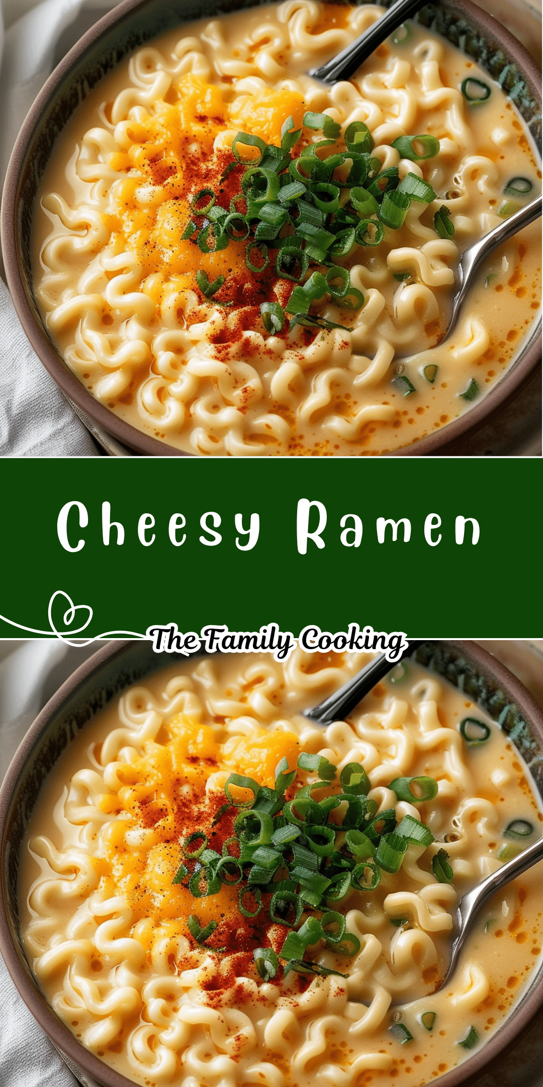 Cheesy Ramen | TheFamilyCooking