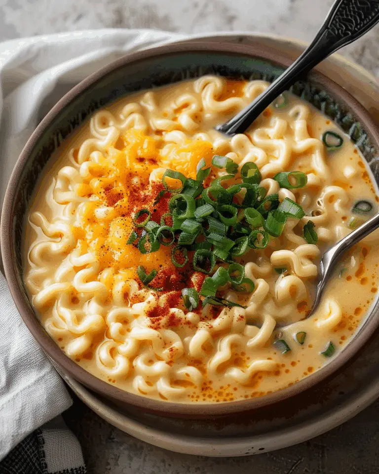 Cheesy Ramen | TheFamilyCooking