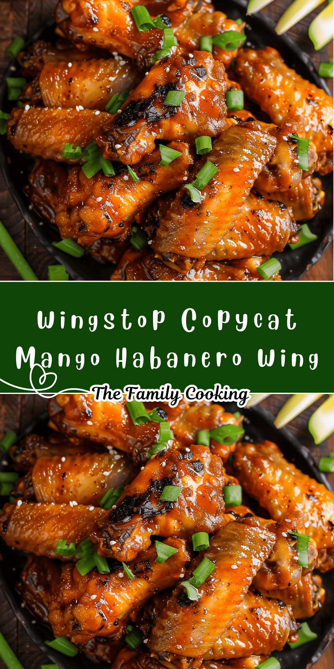 Wingstop Copycat Mango Habanero Wings | TheFamilyCooking