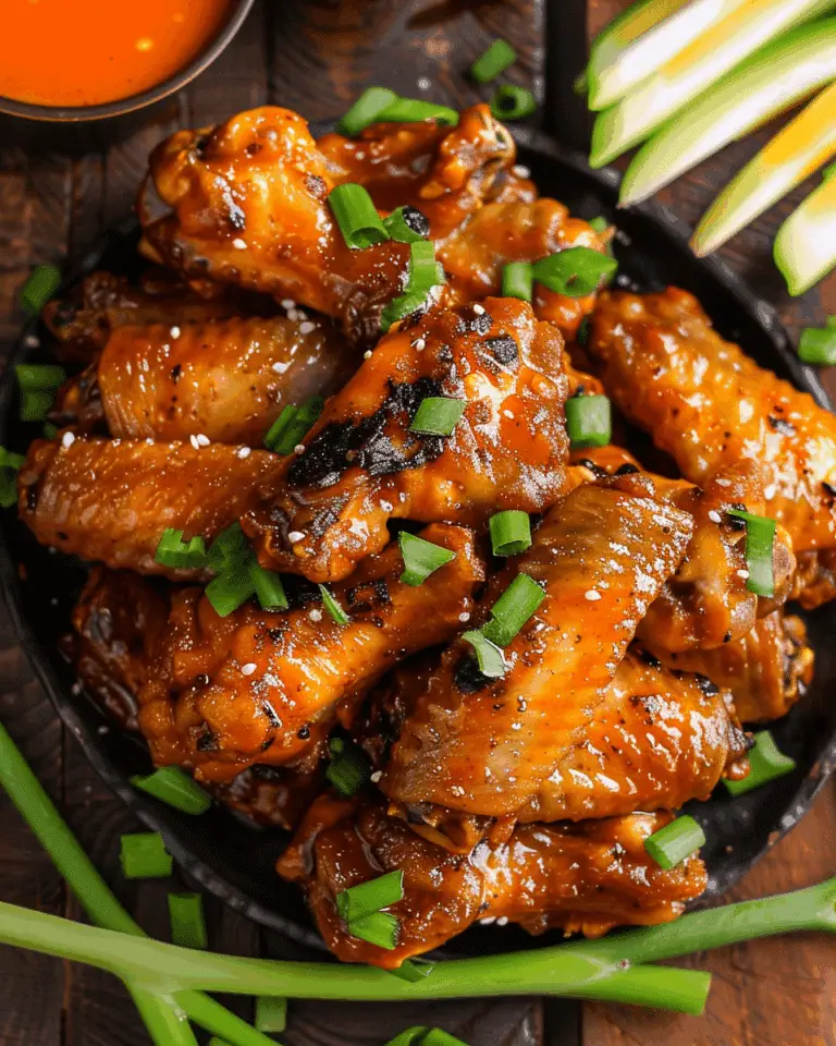 Wingstop Copycat Mango Habanero Wings | TheFamilyCooking
