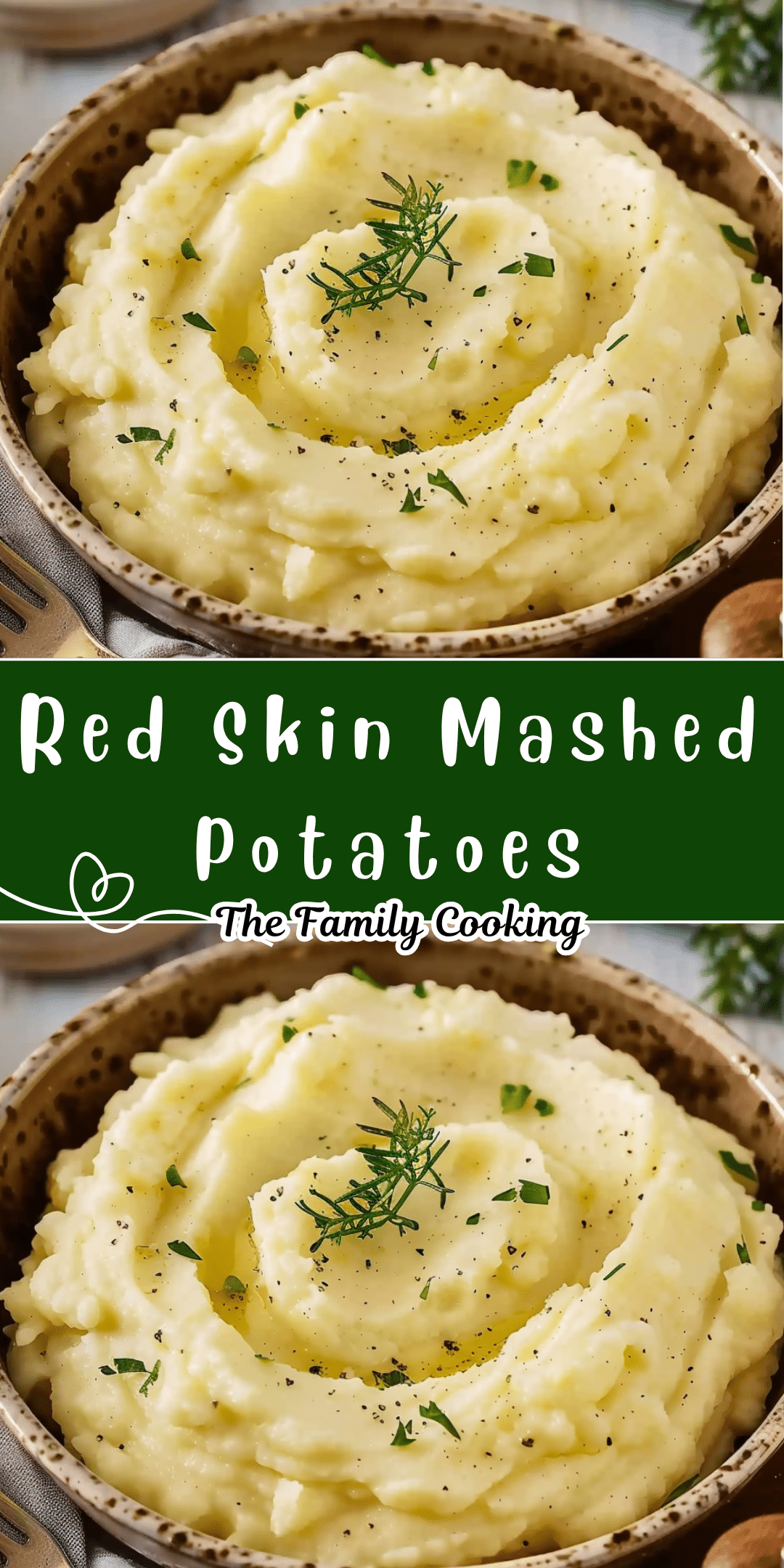 Red Skin Mashed Potatoes Recipe | TheFamilyCooking